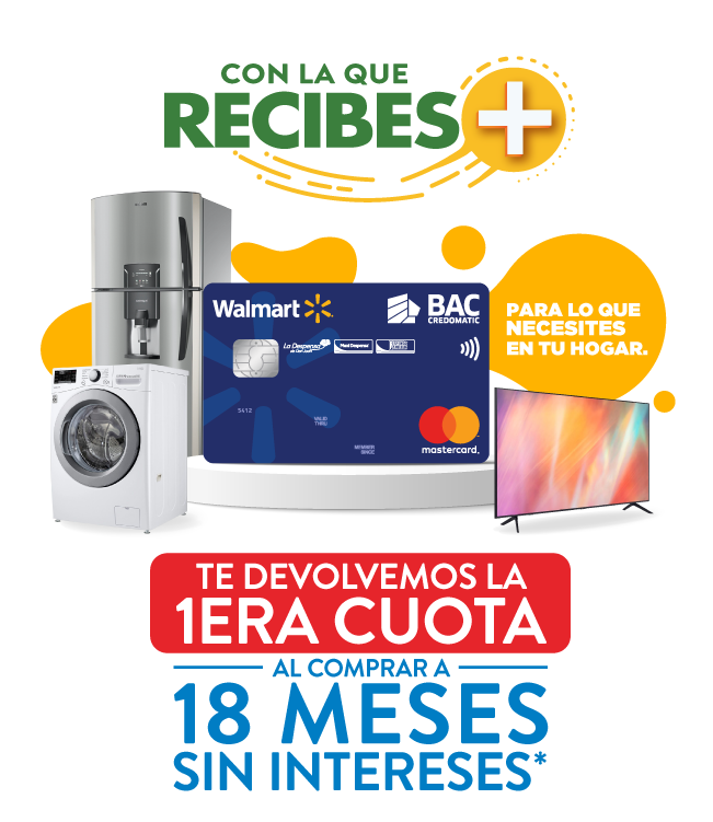 Tarjeta Walmart Clásica Mastercard | BAC Credomatic